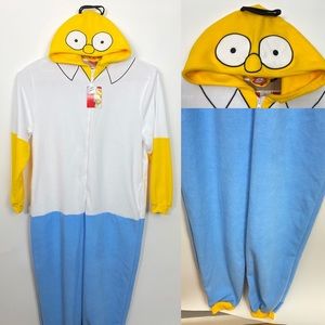 Simpsons | Pants | Homer Simpson Onesie One Piece Pajama Costume | Poshmark
